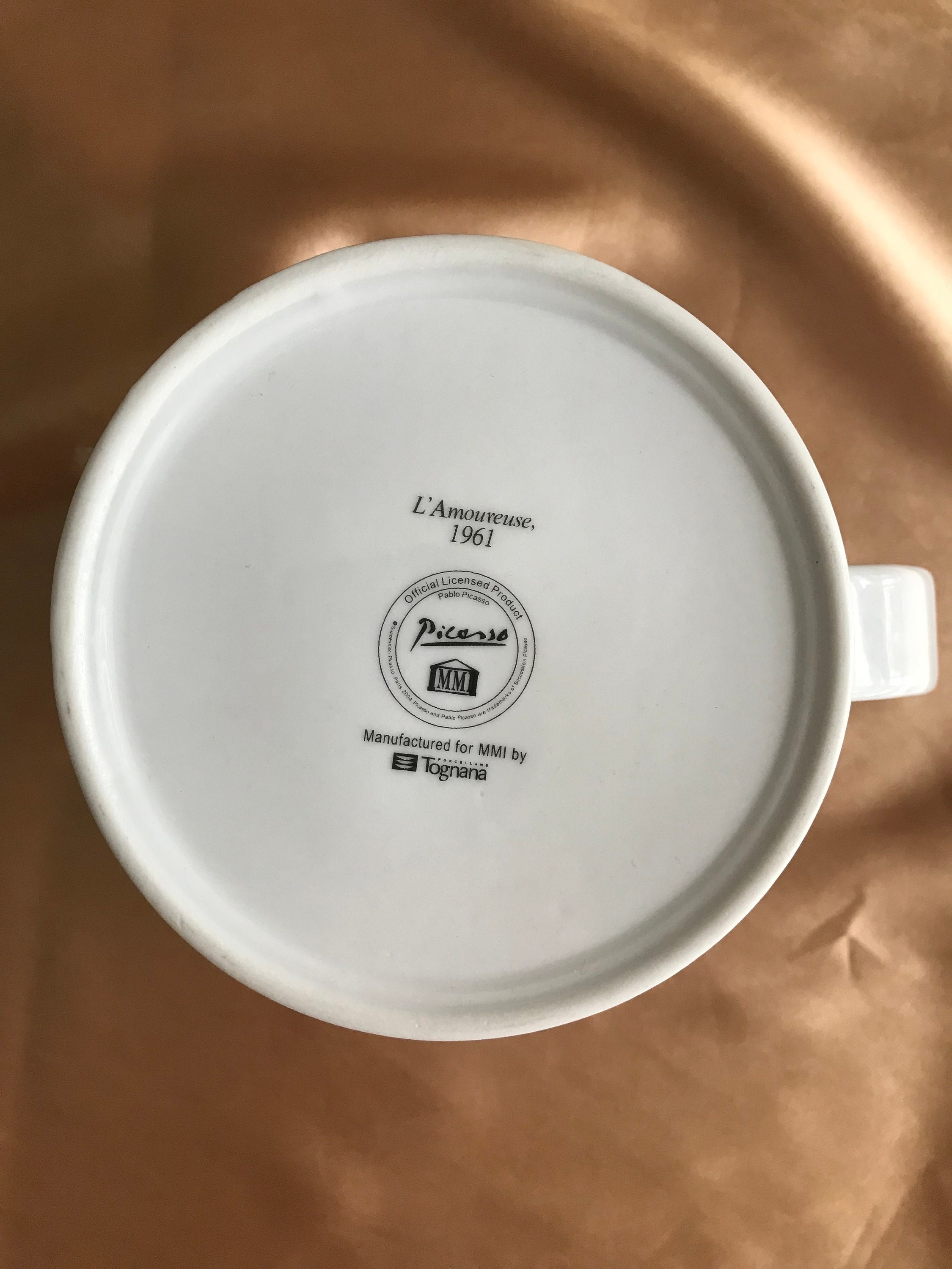 Teapot, Porcelain Picasso Pattern Manifactured MMI by Tognana, Ceramic ...