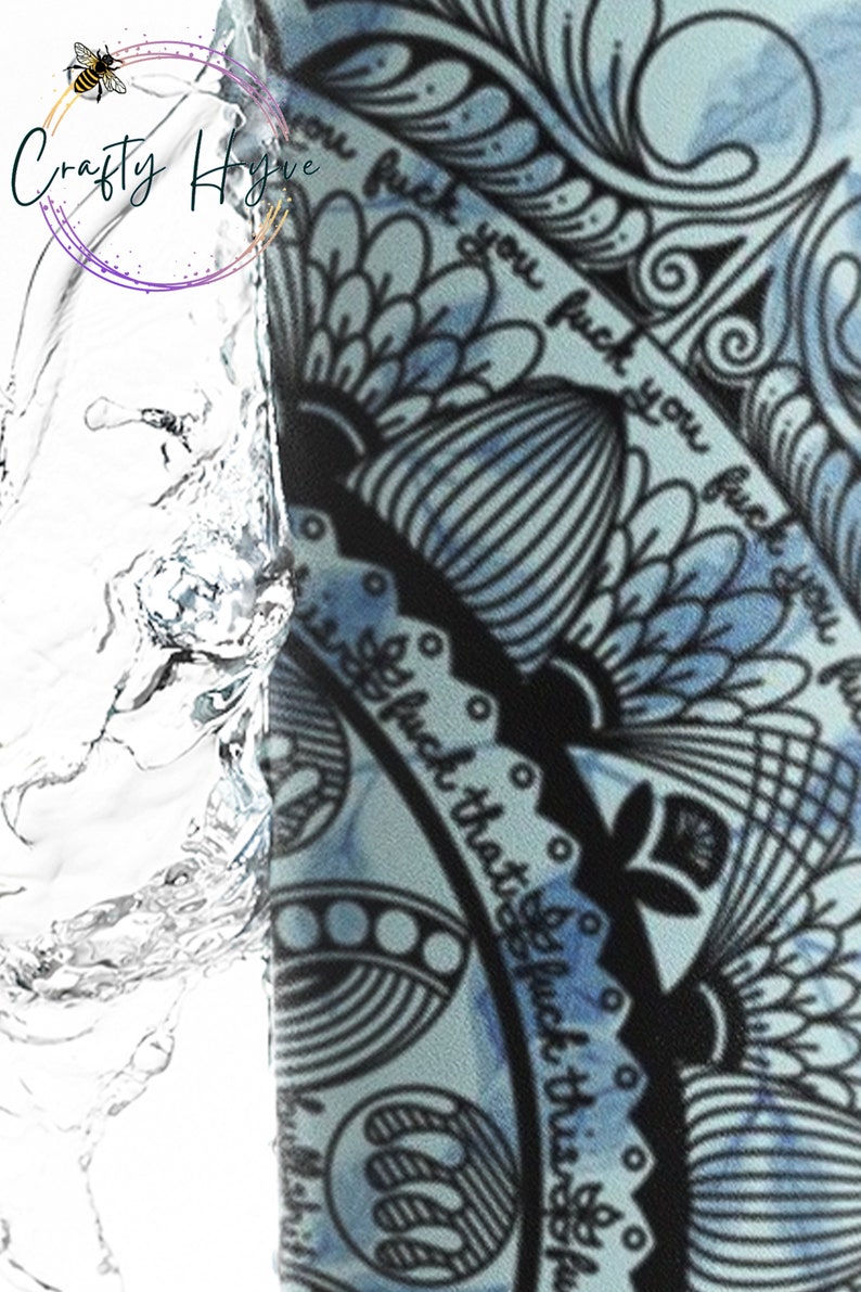 Curse Word Mandala Tumbler Secret Swear Words Mandala - Etsy