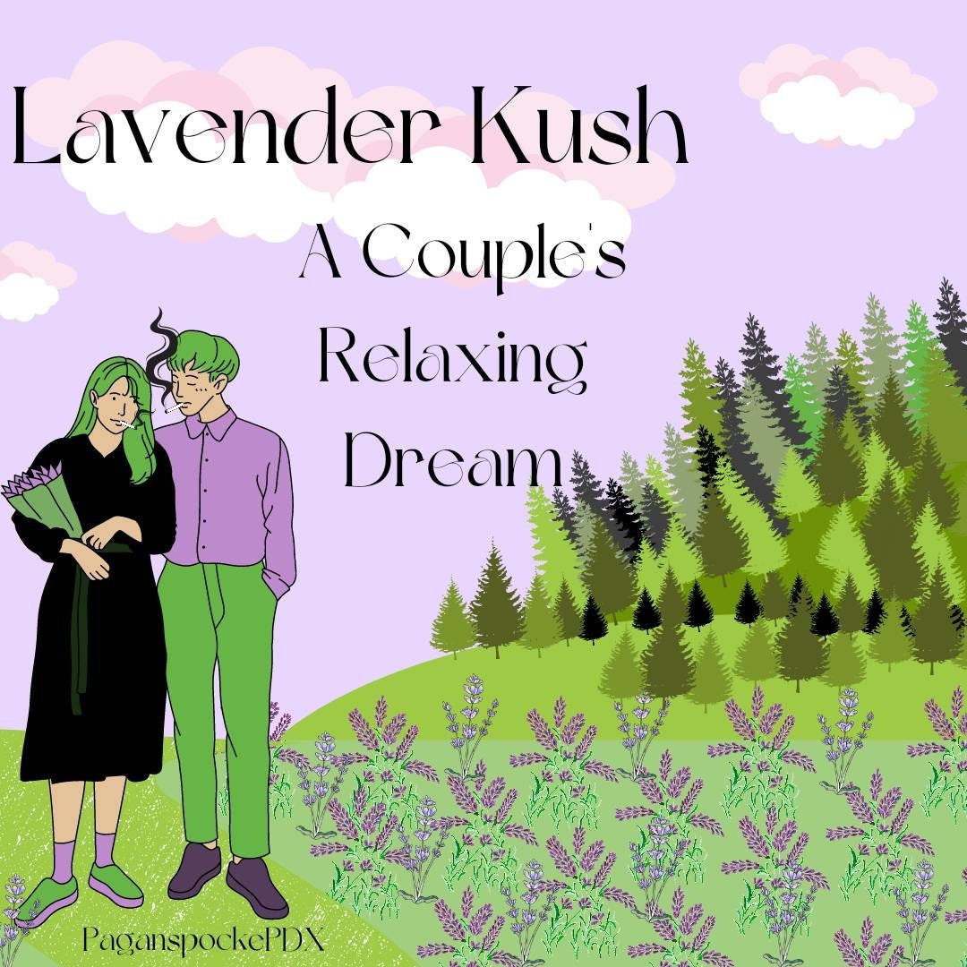 Cannabis Terpene Infused Candle LAVENDER KUSH - Etsy