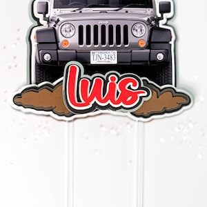 Off Road Cake Topper - Jeep Party Decorations - 4x4 Cake Topper ...