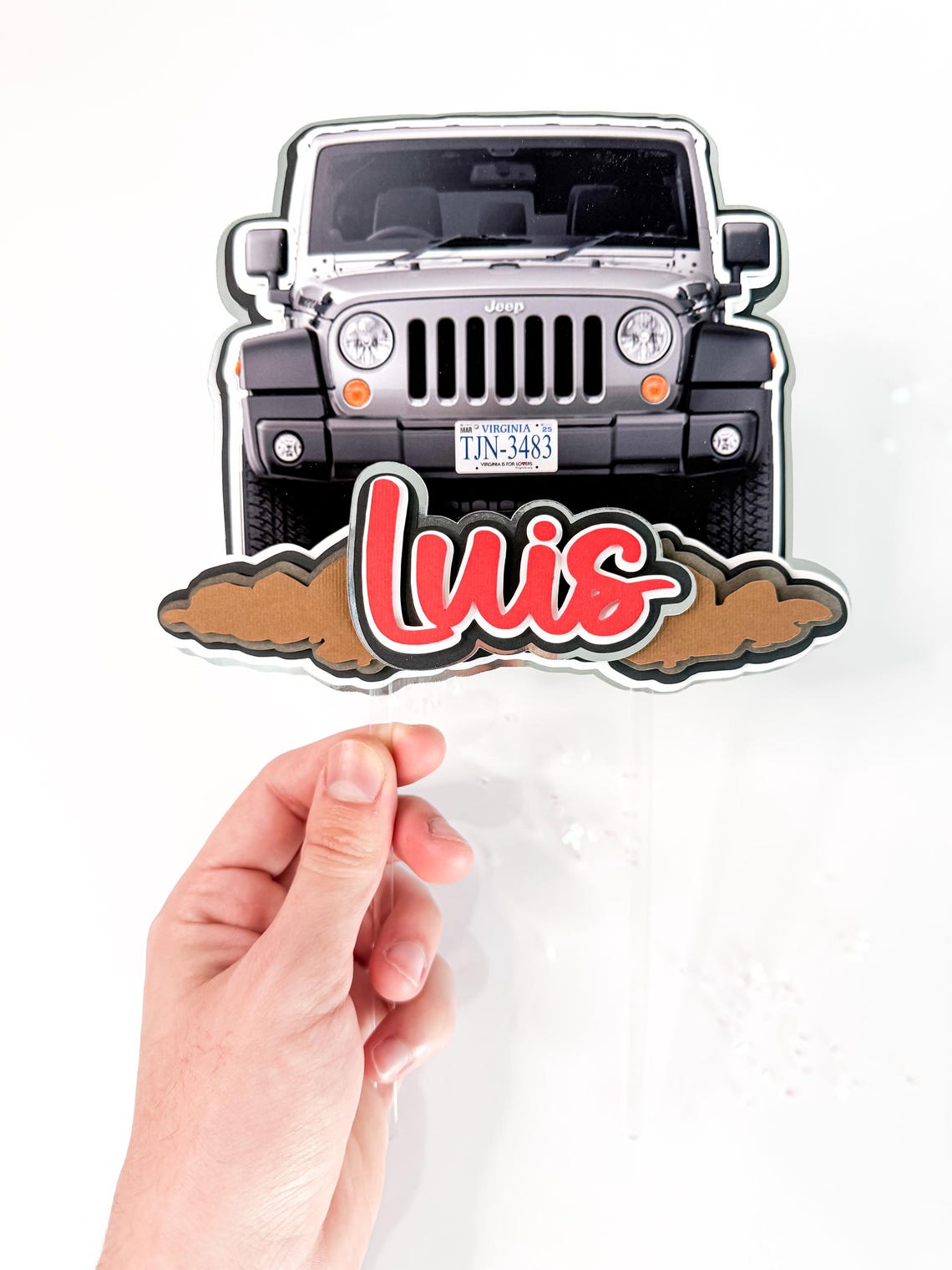 Off Road Cake Topper - Jeep Party Decorations - 4x4 Cake Topper ...