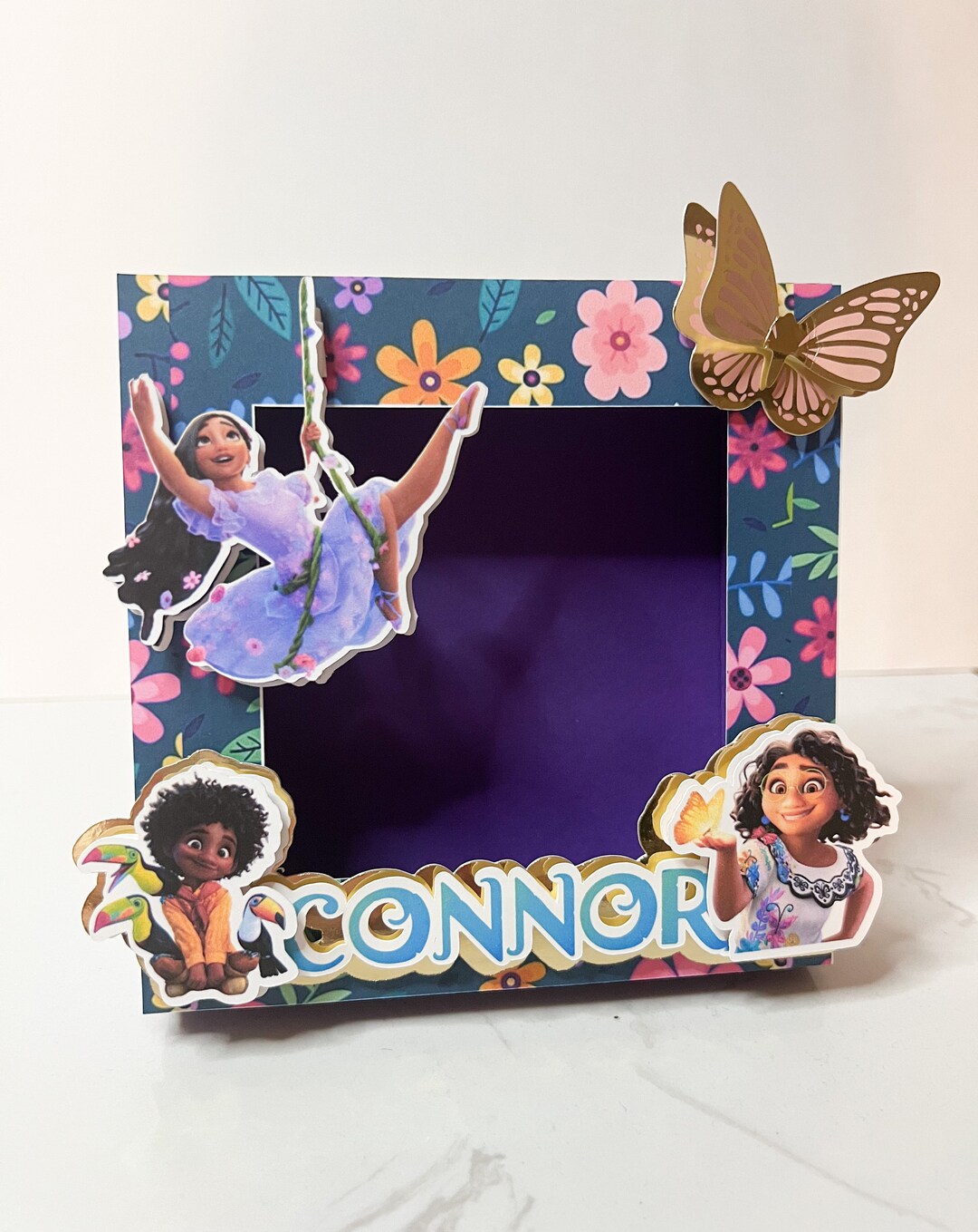 Encanto Frame – Isabella, Antonio & Maribel With Butterflies ...