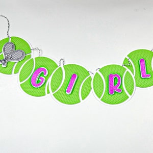 Tennis Birthday Banner, Tennis Party Decorations, Tennis Birthday Theme ...