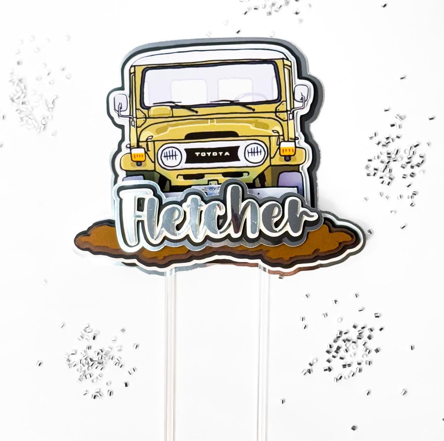 Off Road Cake Topper Jeep Party Decorations 4x4 Birthday Cake Topper ...