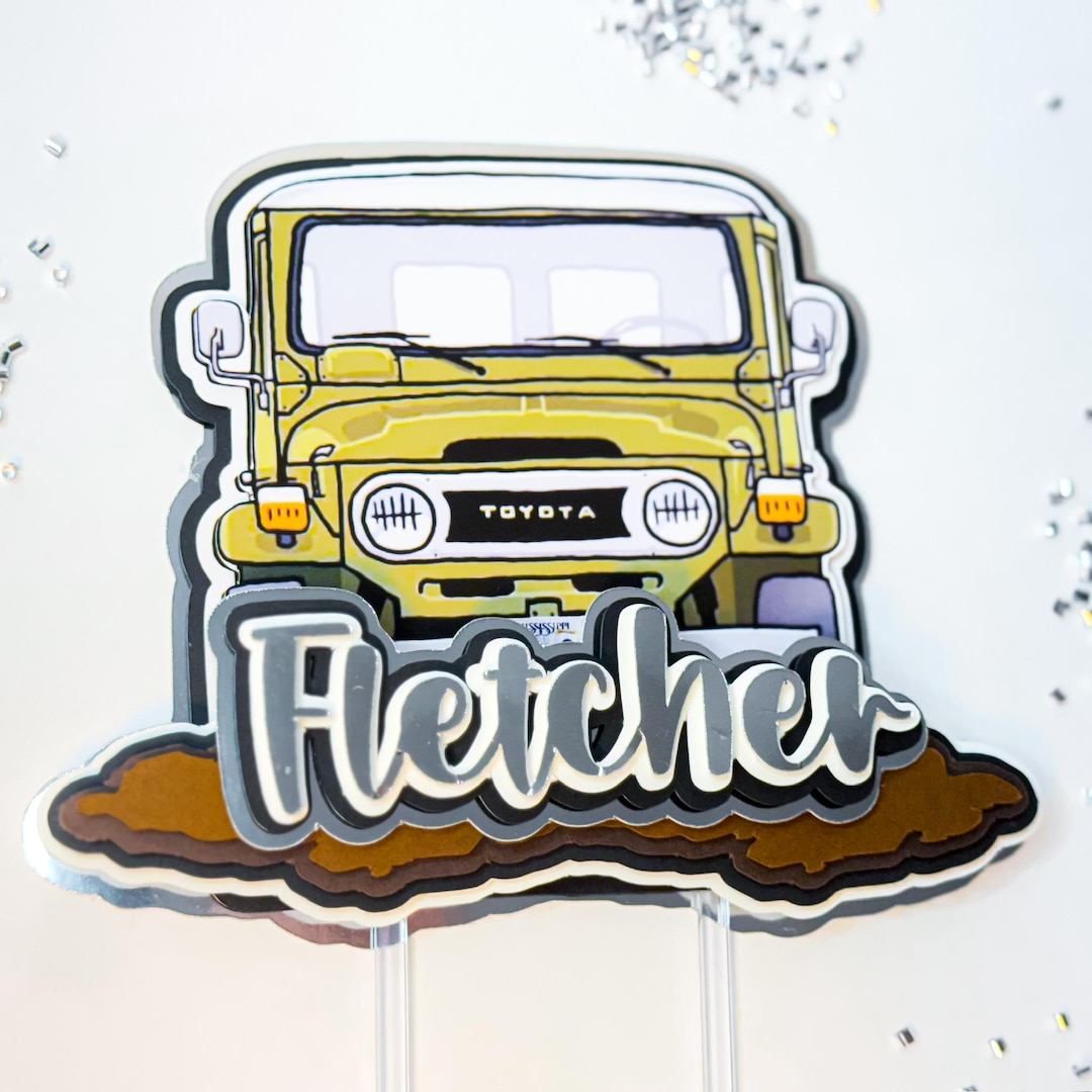 Off Road Cake Topper Jeep Party Decorations 4x4 Birthday Cake Topper ...