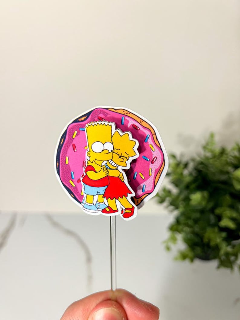 Simpsons Cupcake Toppers, the Simpsons Party Decorations, Simpsons ...