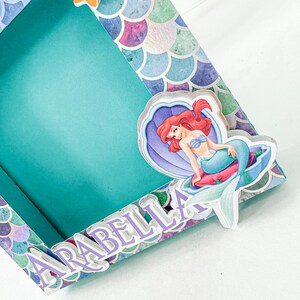 Mermaid Picture Frame, Little Mermaid Party Decorations, Photo Gifts ...