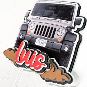 Off Road Cake Topper - Jeep Party Decorations - 4x4 Cake Topper ...