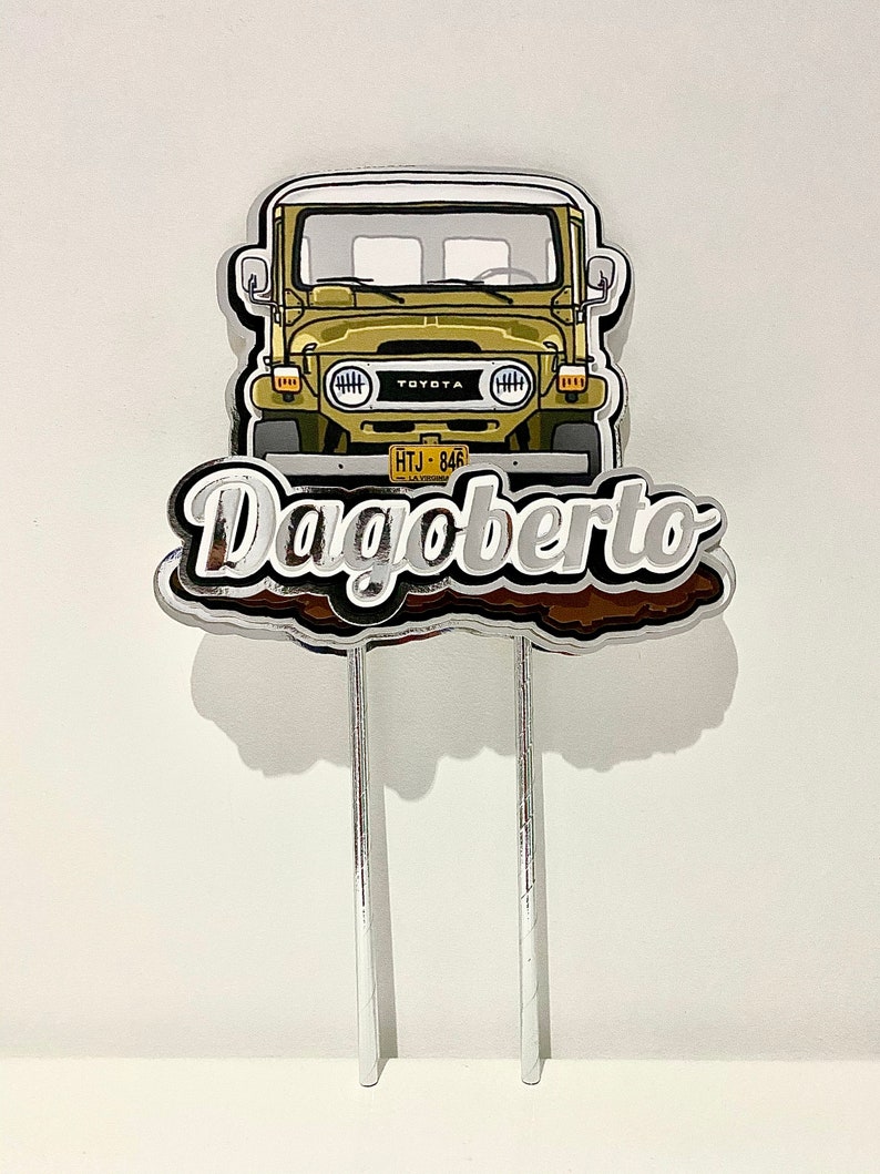 Jeep Cake Topper Off-road Adventure Birthday Decor - Etsy