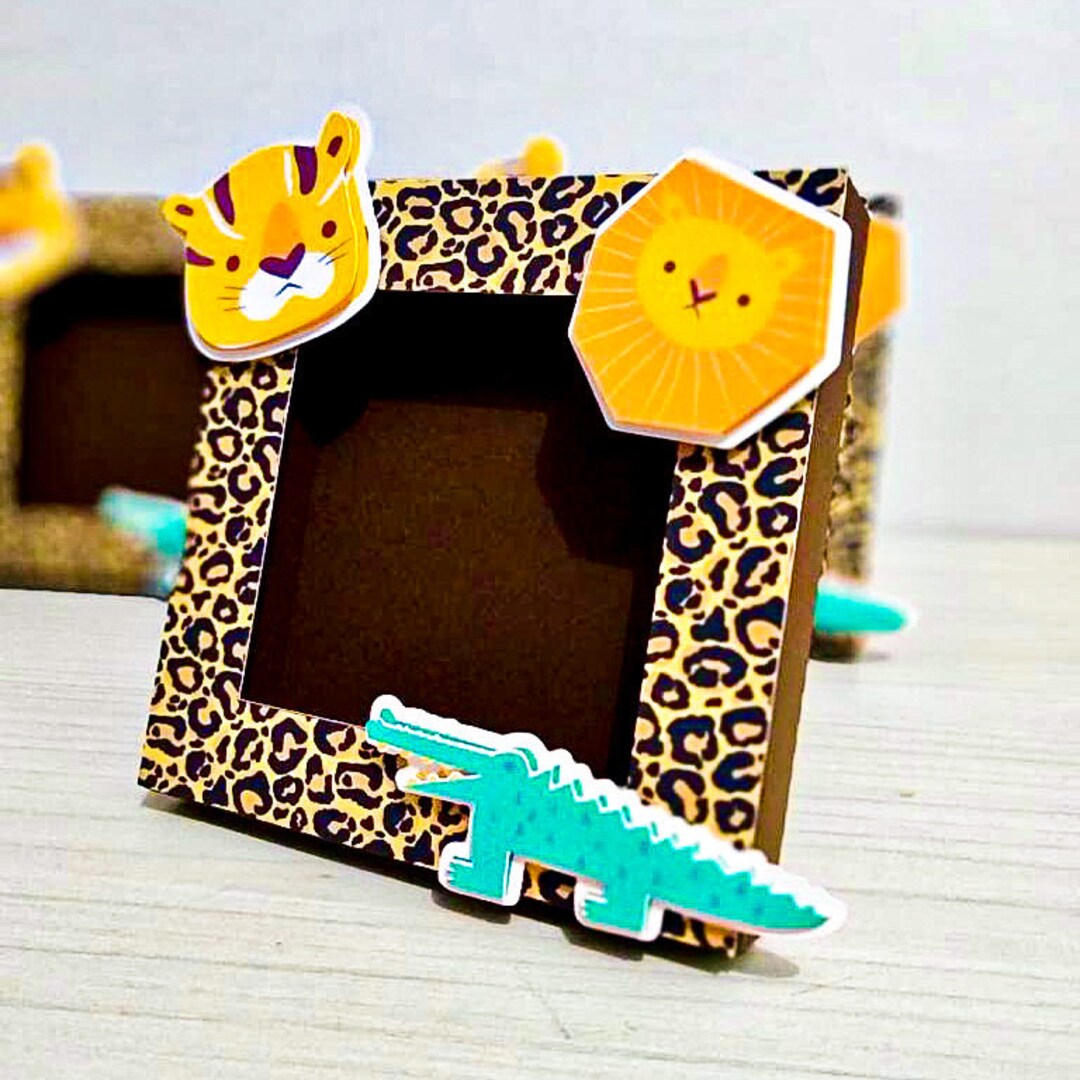 Safari Party Favors Safari Picture Frame Jungle Baby Shower Photo Gifts ...