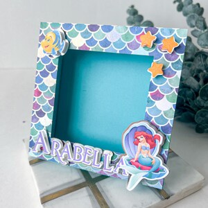 Mermaid Picture Frame, Little Mermaid Party Decorations, Photo Gifts ...