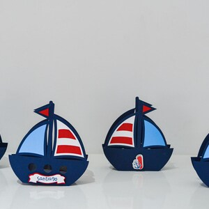 Personalized Nautical Candy Box - Sailboat Party Favor - Anchor Baby ...