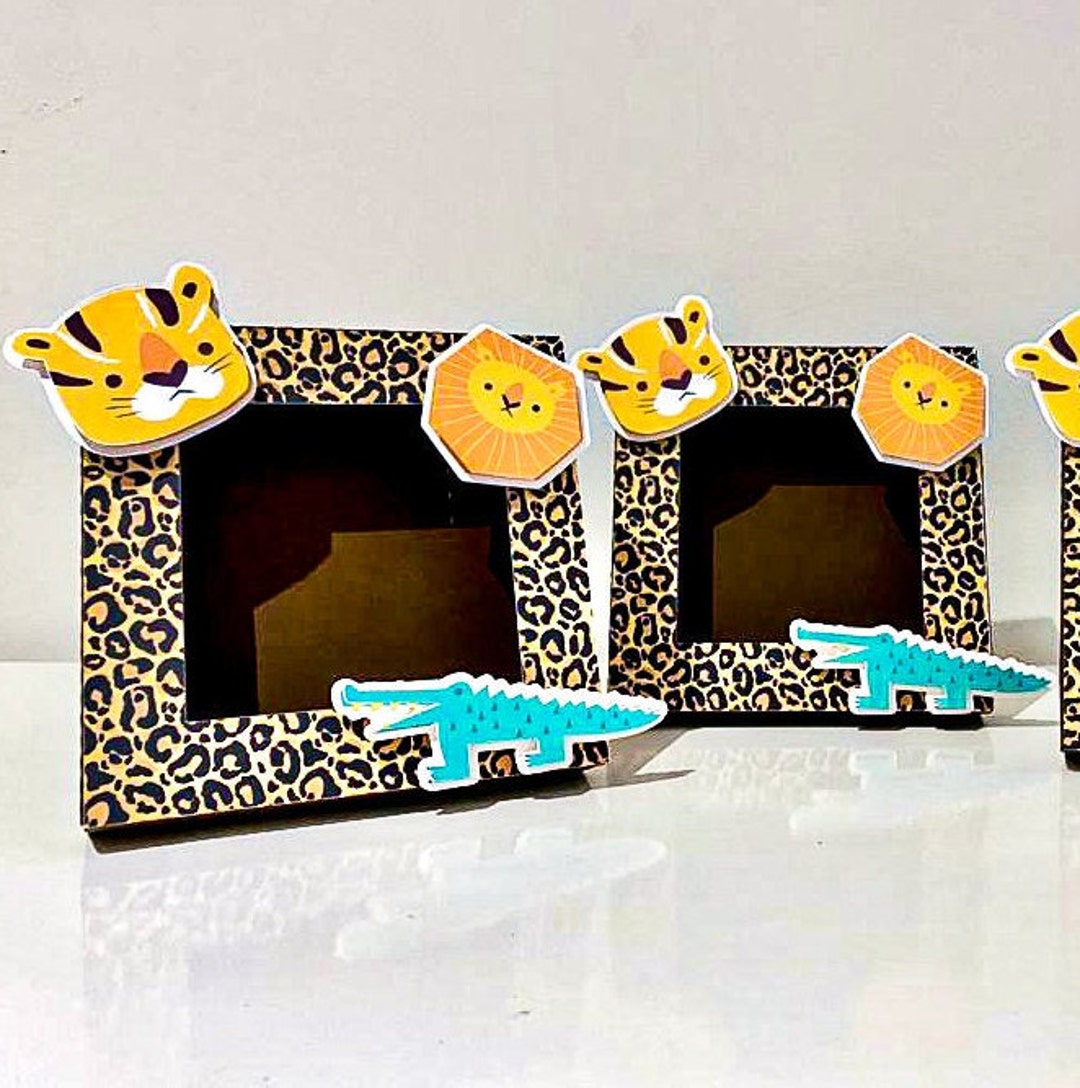 Safari Picture Frame Favor – Jungle Baby Shower or Birthday Party Photo ...