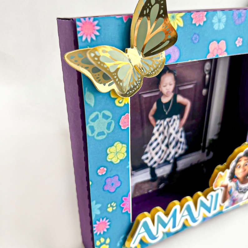 Encanto Birthday Centerpiece Frame – Custom Name & Character Party ...