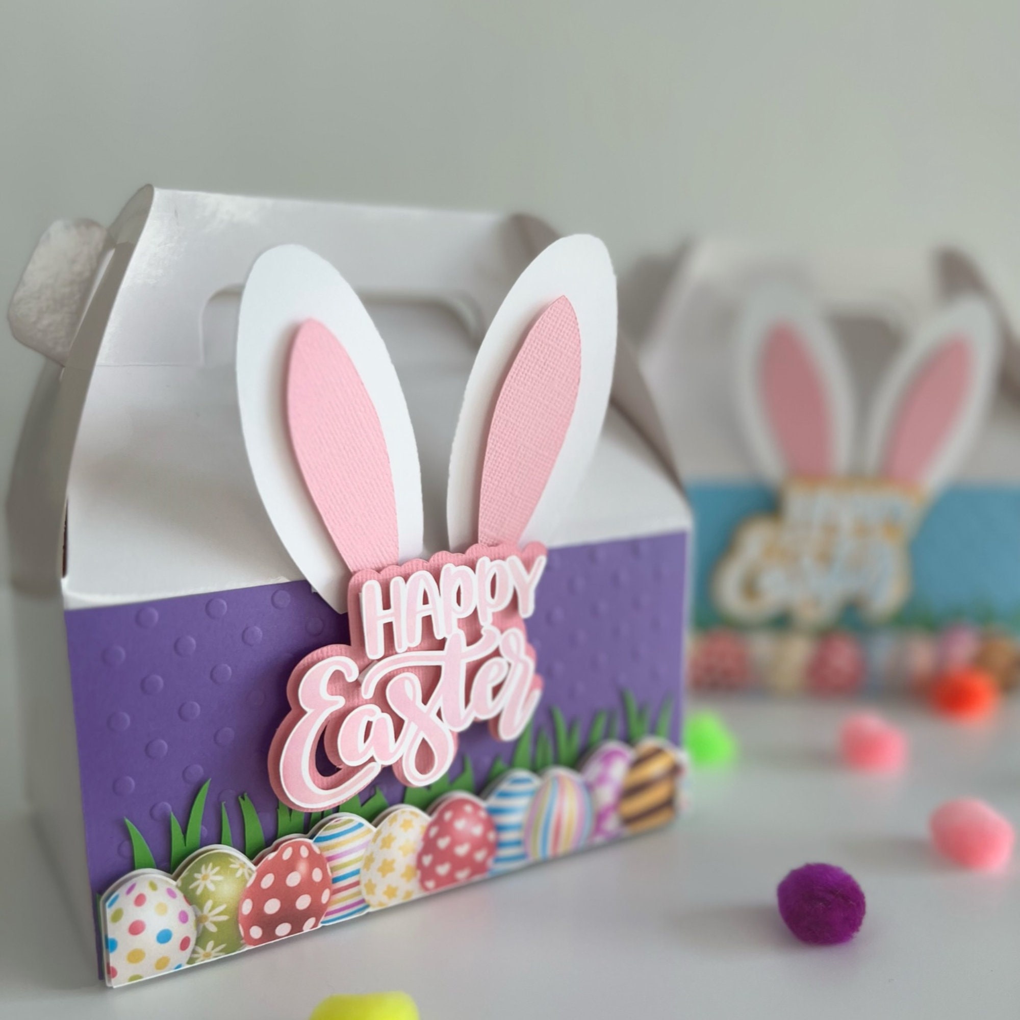Easter Bunny Favor Box, Easter Gift Box, Bunny Candy Box, Easter Goody ...