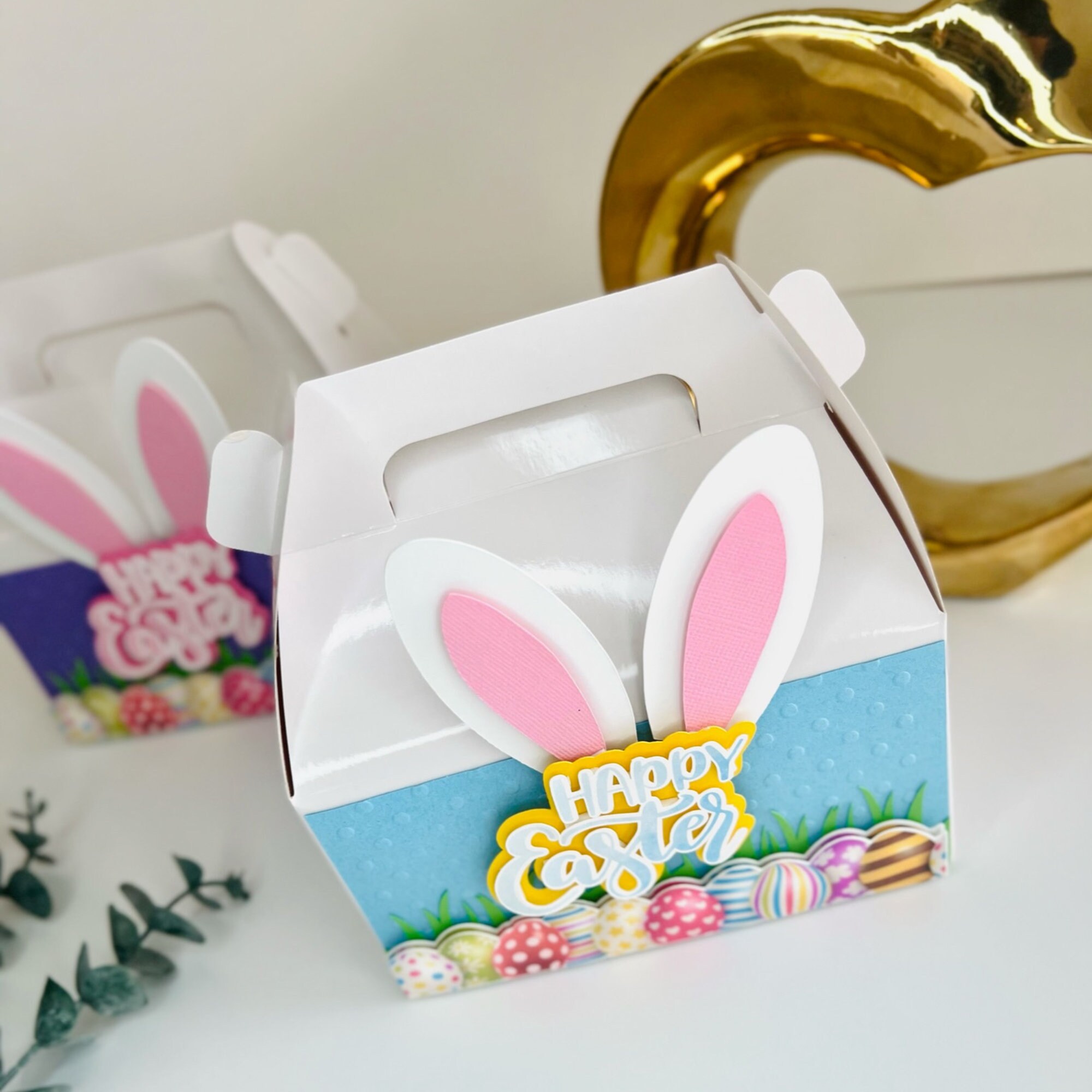 Easter Bunny Favor Box, Easter Gift Box, Bunny Candy Box, Easter Goody ...
