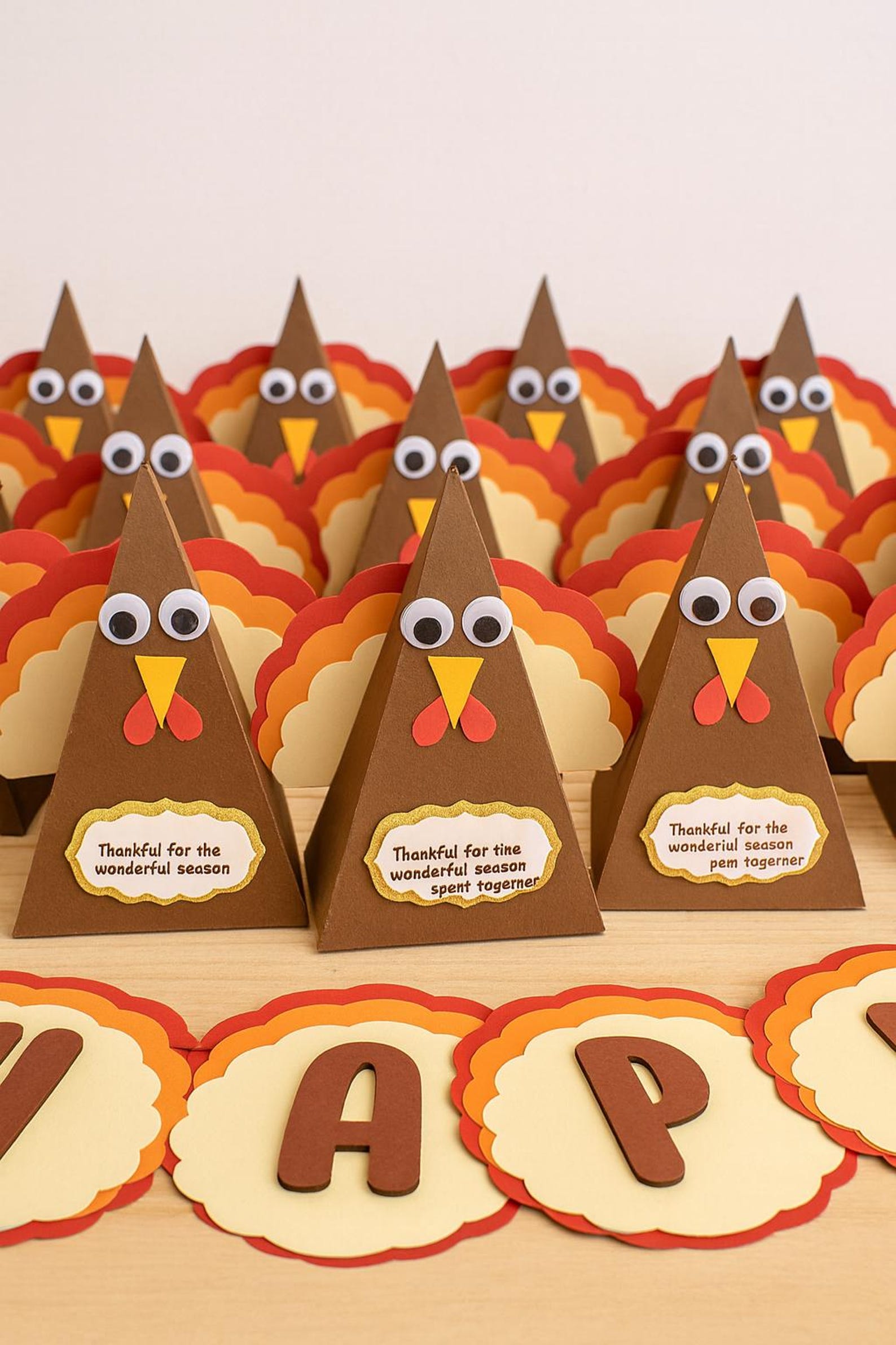 Turkey Favor Boxes Thanksgiving Party Decor | Kids Birthday Treat Boxes ...