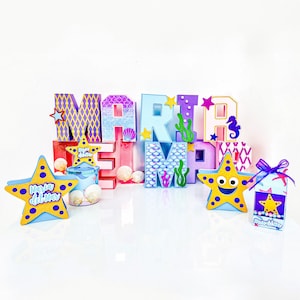 Under the Sea Birthday Pack - Ocean Theme Decorations for Kids Parties ...