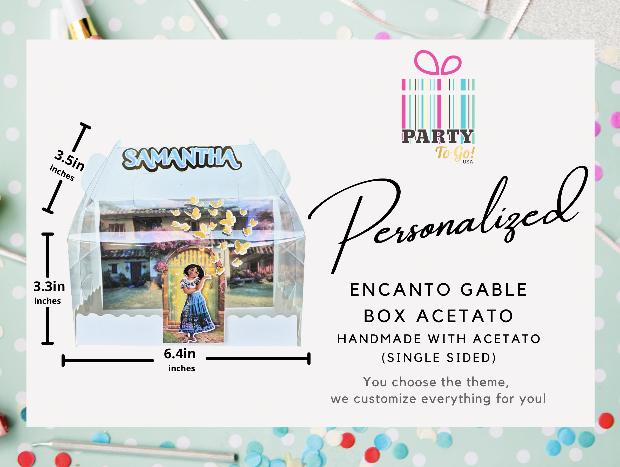 Encanto Favor Boxes Encanto Party Decorations Encanto - Etsy Canada