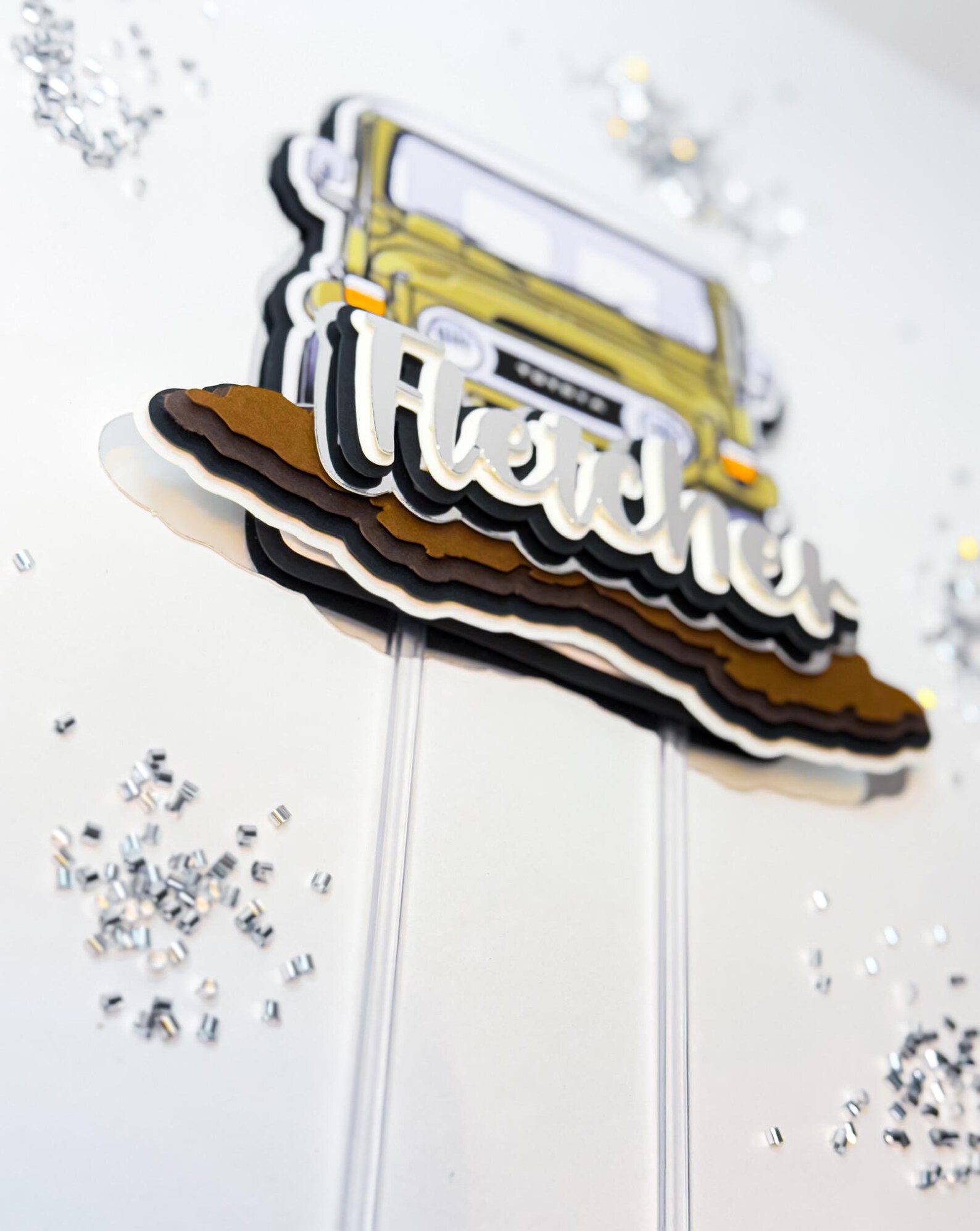 Off Road Cake Topper Jeep Party Decorations Custom Vehicles Cake Topper ...