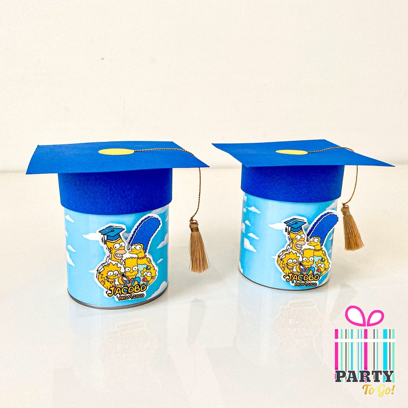 The Simpsons Decor Box Graduation Party Decoration Simpson - Etsy