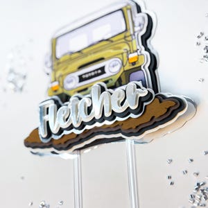 Off Road Cake Topper Jeep Party Decorations 4x4 Birthday Cake Topper ...