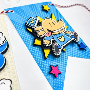 Dog Man Happy Birthday Banner, Dog Man Party Decorations, Dog Man and ...