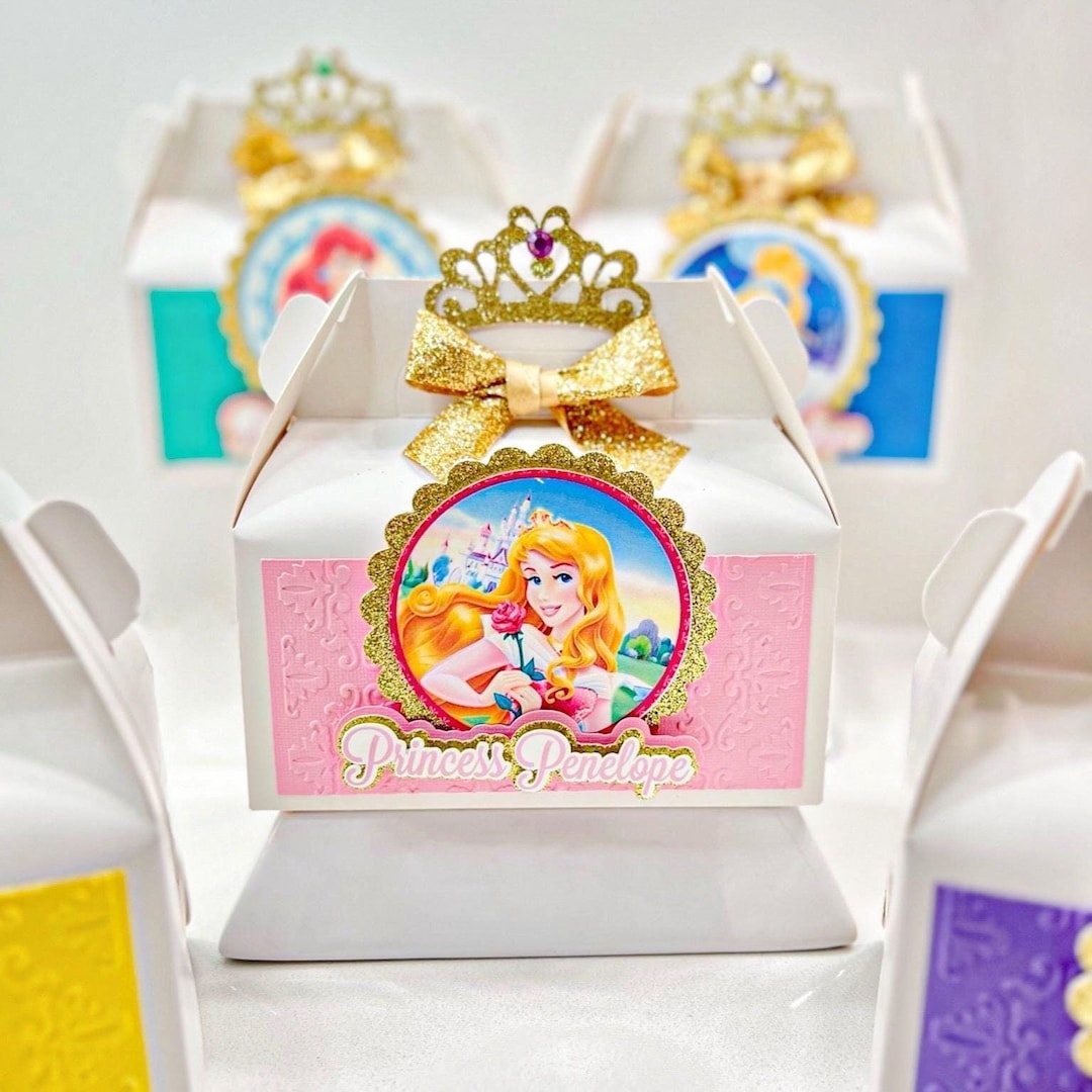 Princess Favor Boxes Princess Theme Party Decorations Princess Gift ...