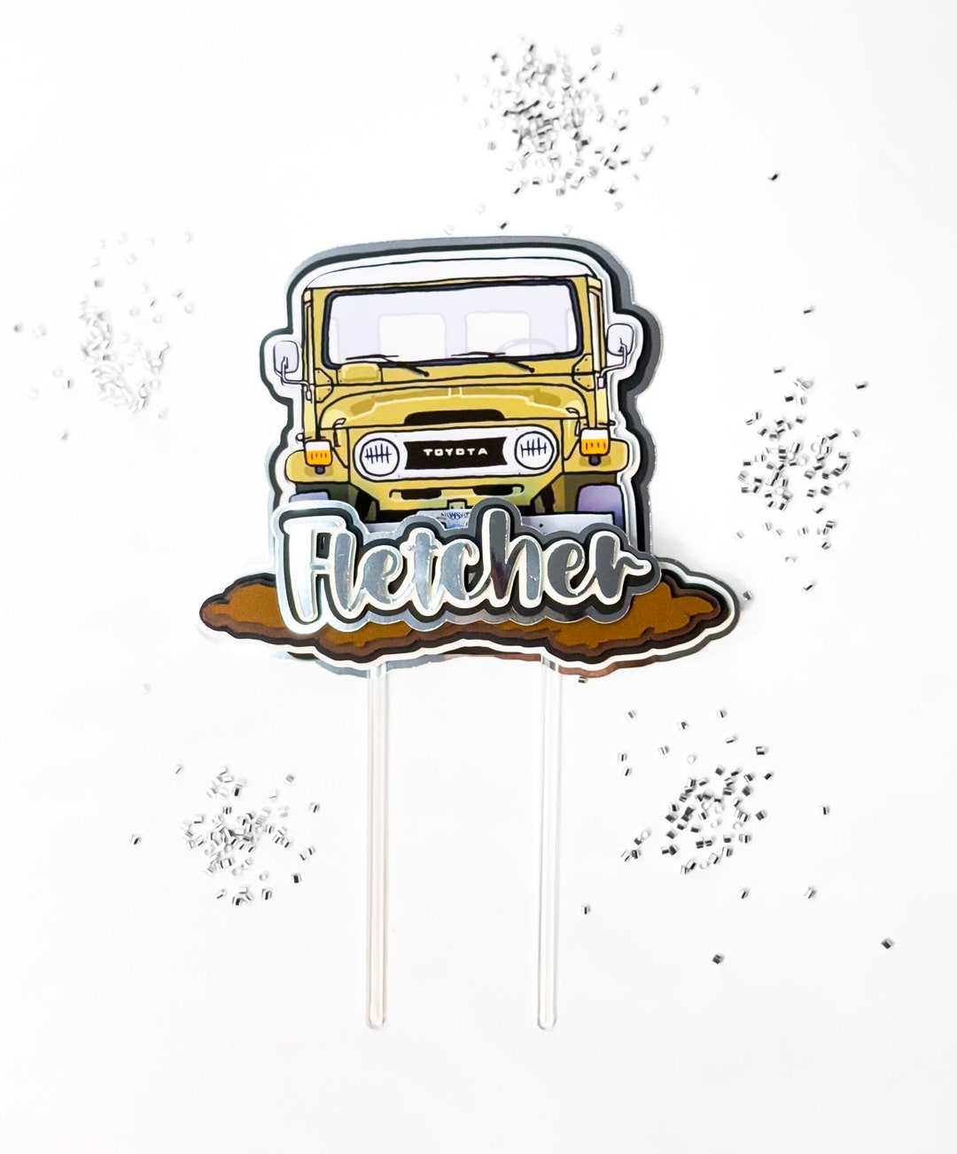 Off Road Cake Topper Jeep Party Decorations 4x4 Birthday Cake Topper ...