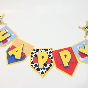 Toy Story Birthday Banner - Woody Theme, Customizable Party Decor ...