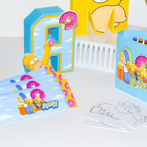 Simpsons Birthday Decoration, Simpsons Party Decoration, the Simpsons ...