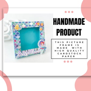 Mermaid Picture Frame, Little Mermaid Party Decorations, Photo Gifts ...