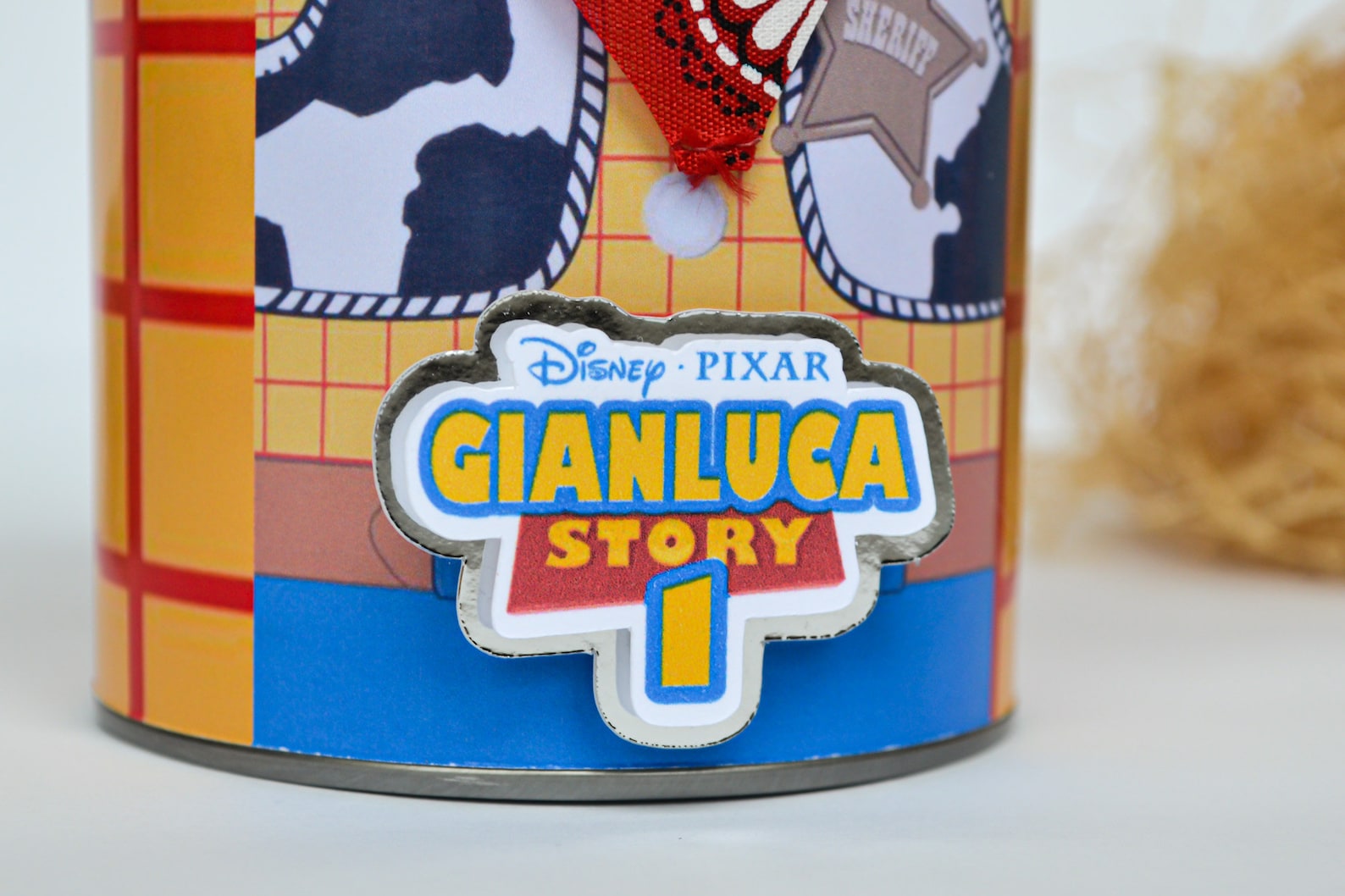 Woody Pringles Favor Can – Cowboy Party Snack Can With Hat & Bandana ...