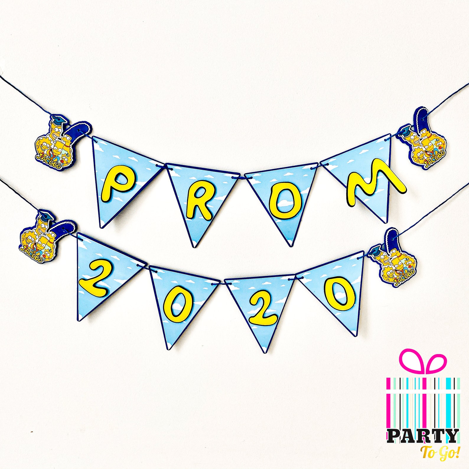 The Simpsons Decor Box Graduation Party Decoration Simpson - Etsy