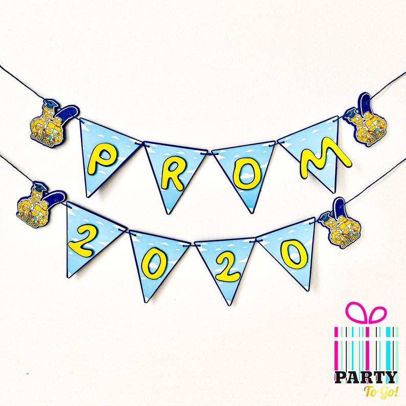 The Simpsons Decor Box Graduation Party Decoration Simpson - Etsy