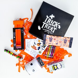 Halloween Gift Box Halloween Treats Gift Idea for Trick or Treat Box ...