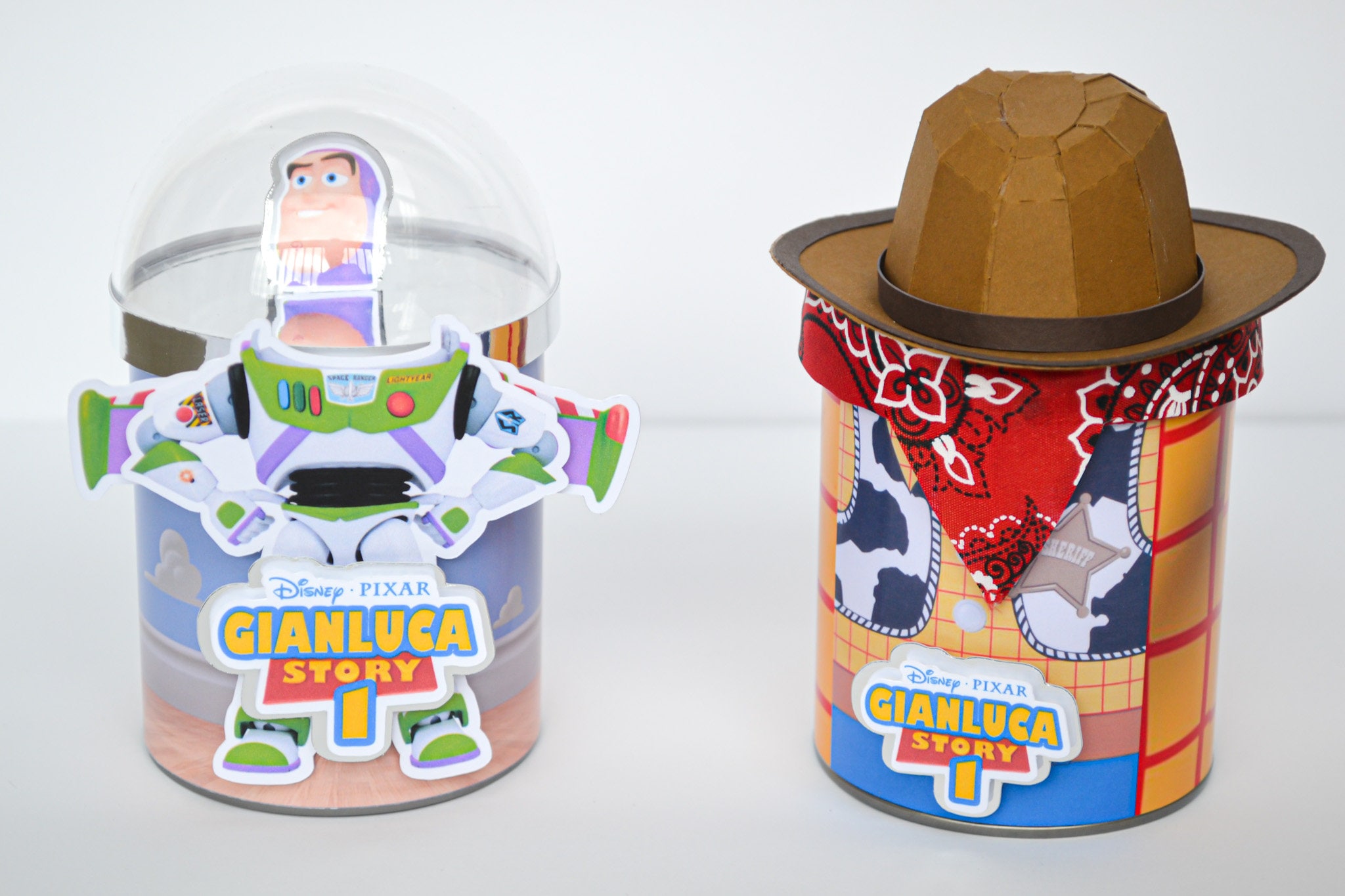 Woody Pringles Favor Can – Cowboy Party Snack Can With Hat & Bandana ...