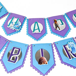 Raya and the Last Dragon Happy Birthday Banner Raya Party - Etsy