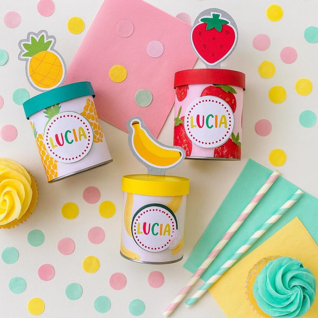 Personalized Fruit Pringles Party Favors: Tropical Birthday Decor - Etsy
