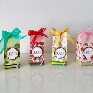 Twotti Frutti Party Favor Boxes - Fruit Birthday Favors - Tutti Frutti ...