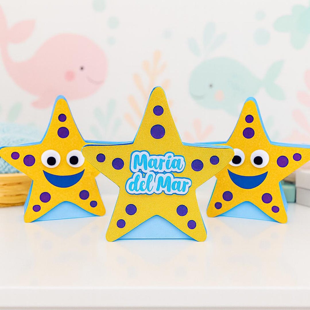 Starfish Treat Boxes | Under the Sea Party Favors | Kids Birthday or ...