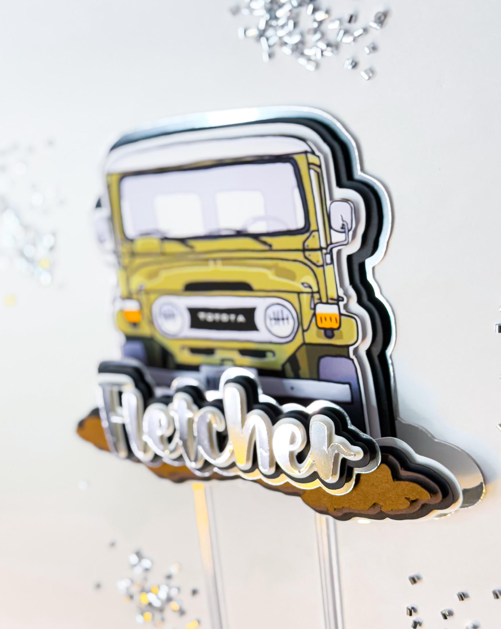 Off Road Cake Topper Jeep Party Decorations 4x4 Birthday Cake Topper ...