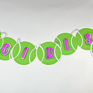 Tennis Birthday Banner, Tennis Party Decorations, Tennis Birthday Theme ...