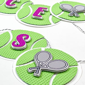Tennis Birthday Banner, Tennis Party Decorations, Tennis Birthday Theme ...