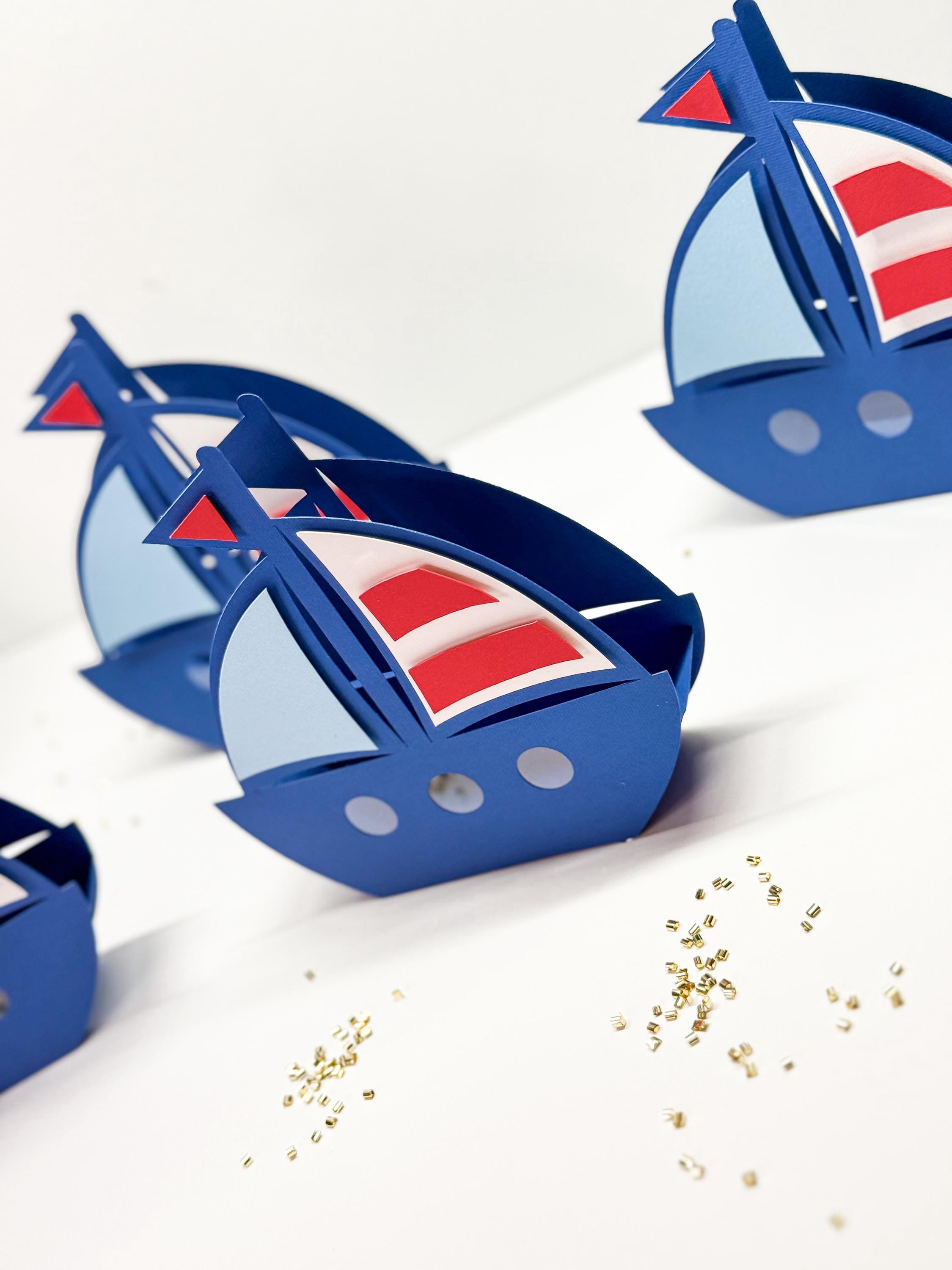 Personalized Nautical Candy Box - Sailboat Party Favor - Anchor Baby ...