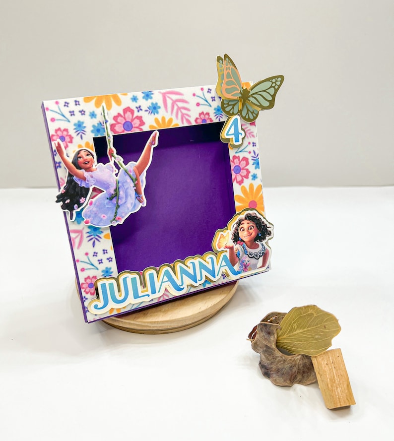 Encanto Birthday Centerpiece Frame – Custom Name & Character Party ...
