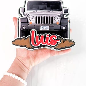 Off Road Cake Topper - Jeep Party Decorations - 4x4 Cake Topper ...
