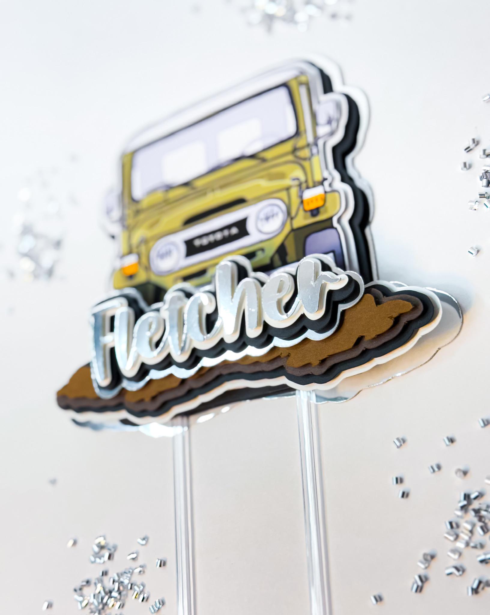 Off Road Cake Topper Jeep Party Decorations 4x4 Birthday Cake Topper ...