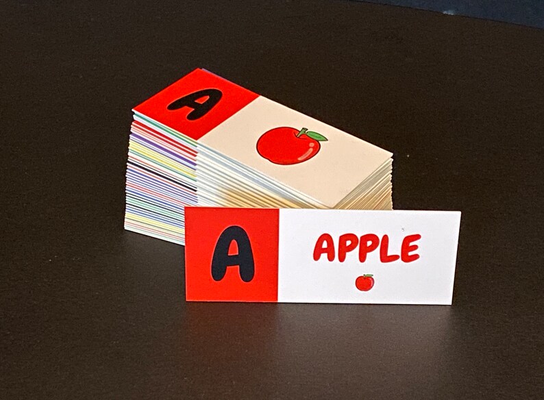 Alphabet Card Matching Game Activity Sort by Letter Colour Category ...