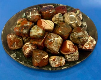 Brecciated Jasper Tumbled Chipstone Bag 20 Pieces - Etsy